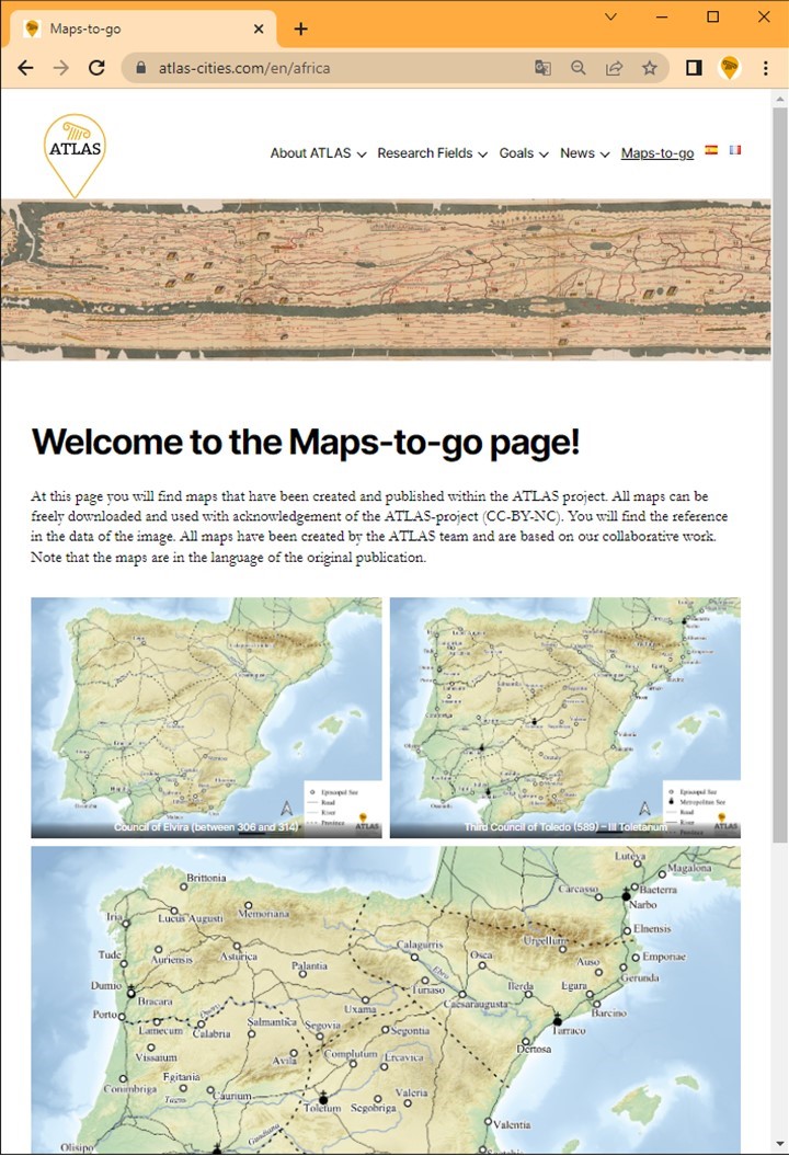 Mapping in the ATLAS project